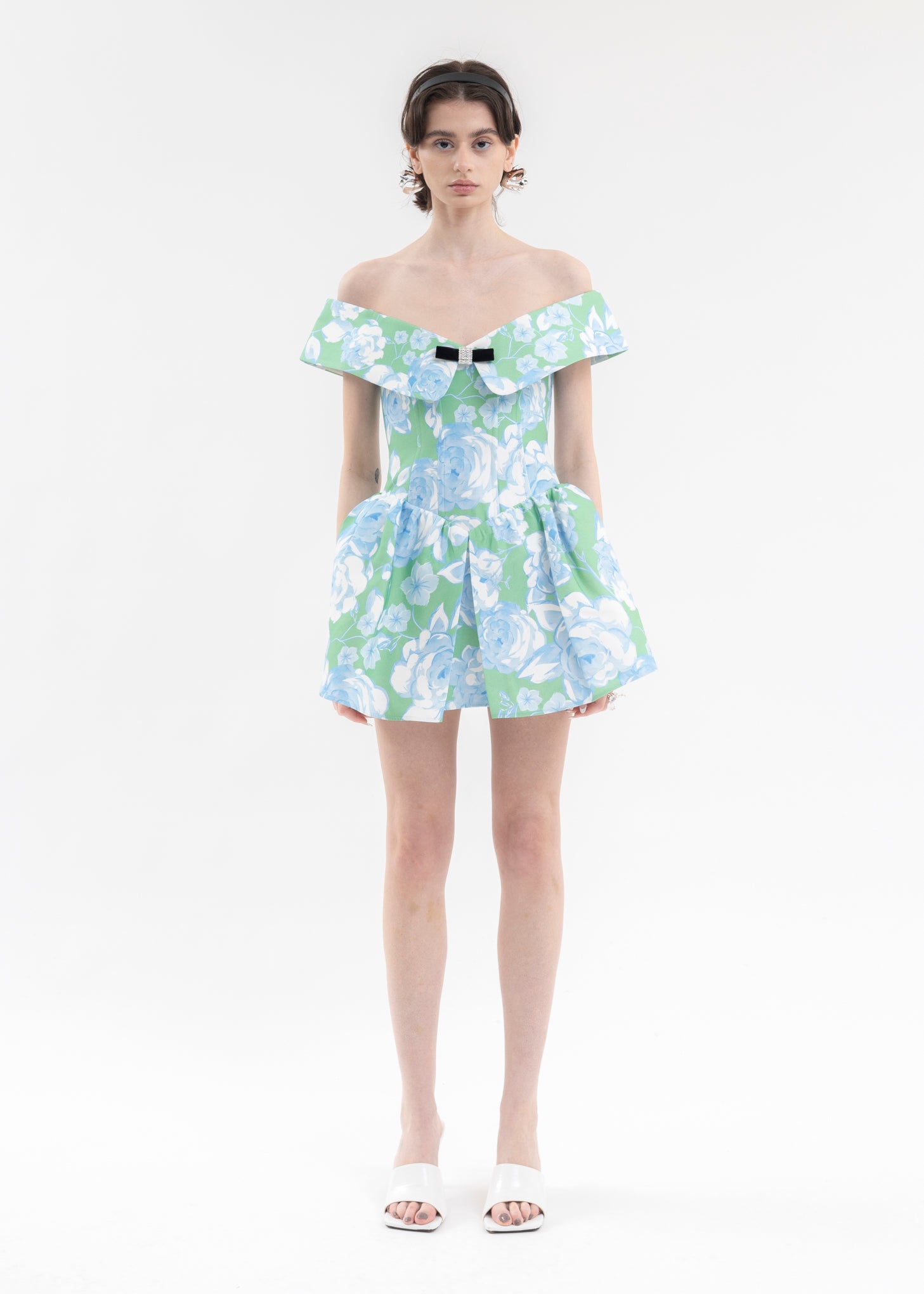 Off Shoulder Slim Mini Dress – 017 Shop