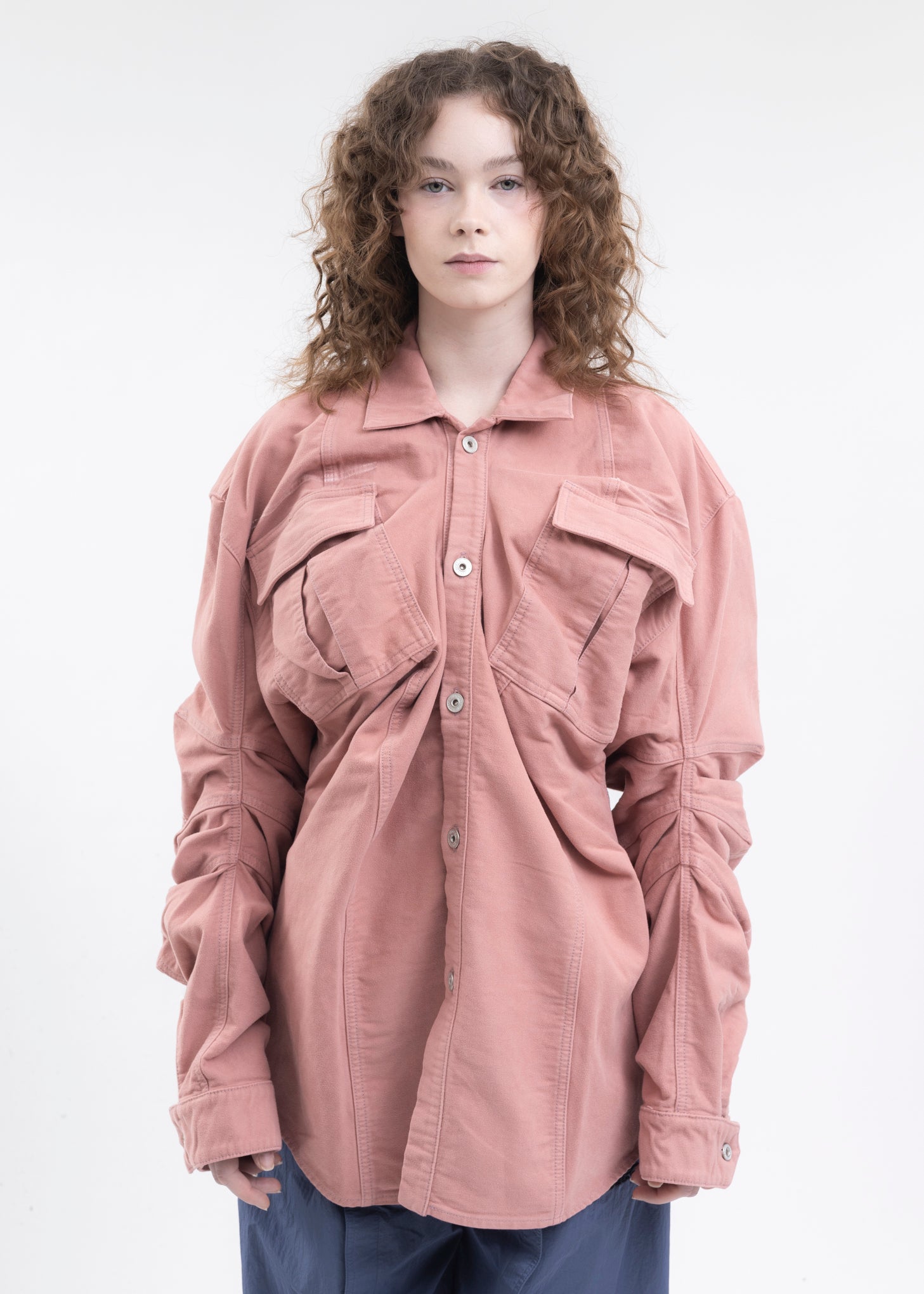 PINK CARGO SHIRT JACKET – 017 Shop