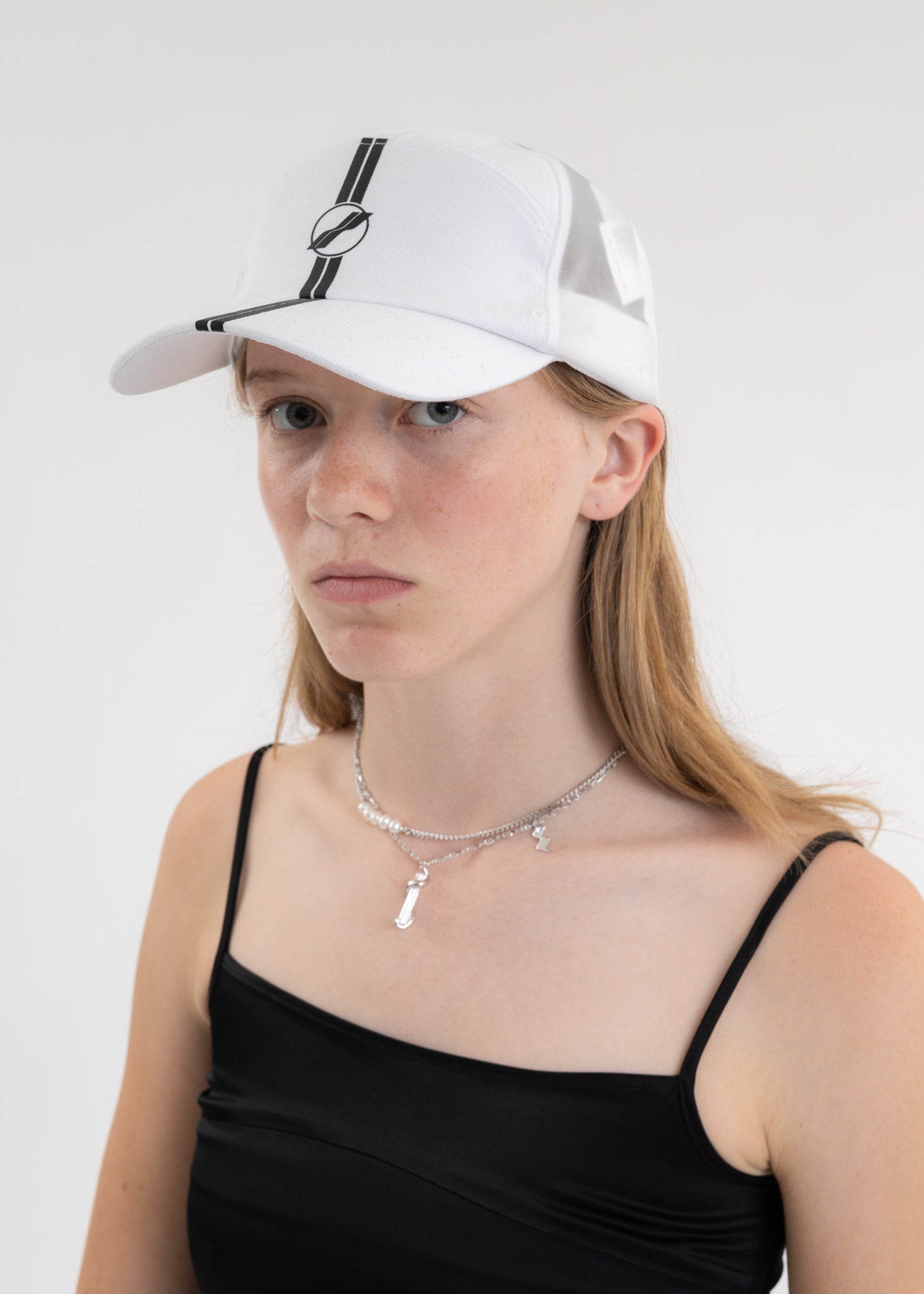 White Lined Sailing Cap – 017 Shop