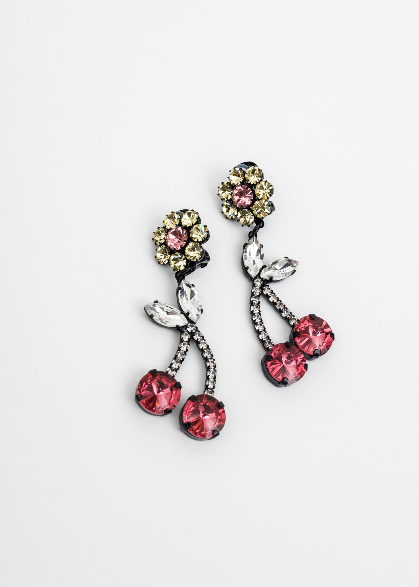 Flower Cherry Drop Earring – 017 Shop