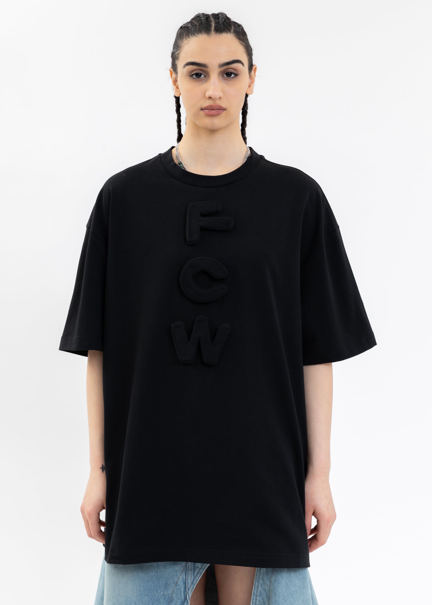 BLACK 3D FCW LOGO T-SHIRT – 017 Shop