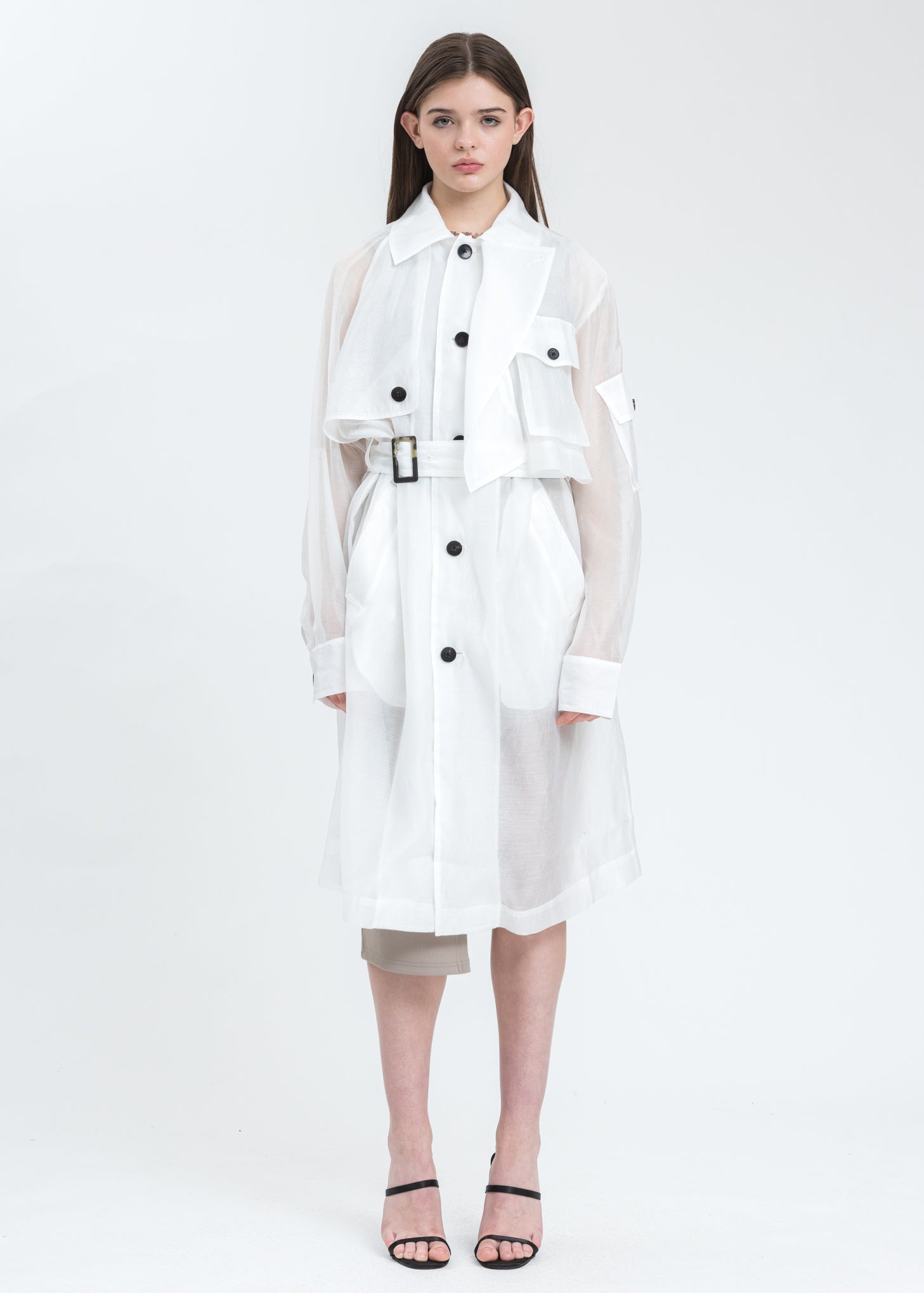 Transparent Woven Coat – 017 Shop