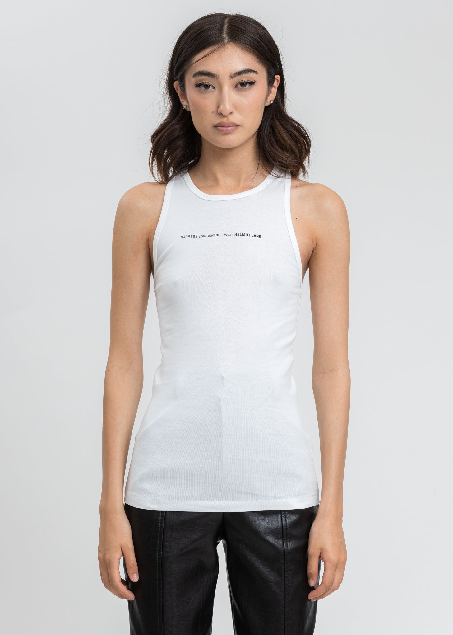 Chalk White Impress Tank Top – 017 Shop