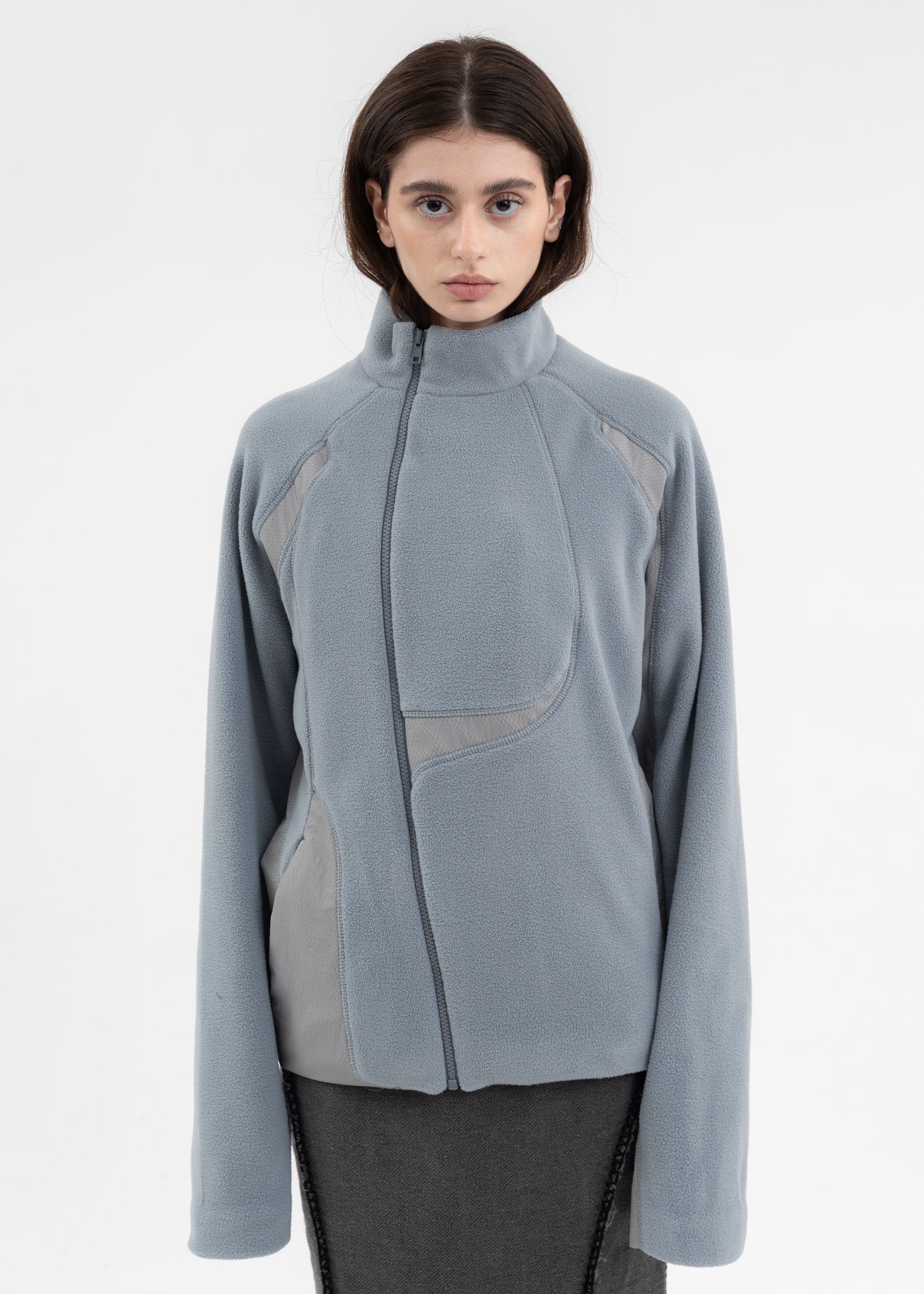 GREY FLEECE JACKET – 017 Shop