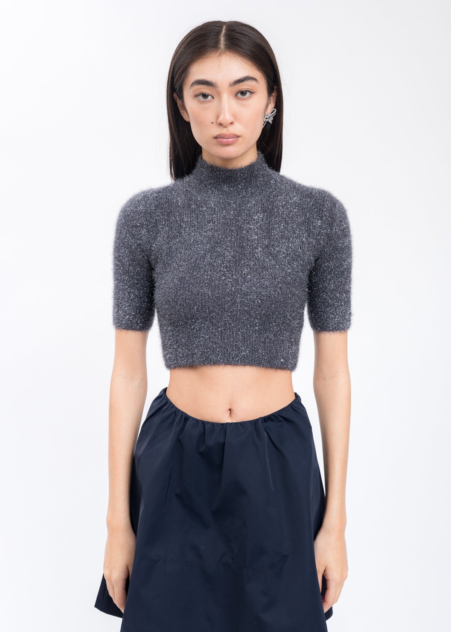 Grey Knit Top – 017 Shop