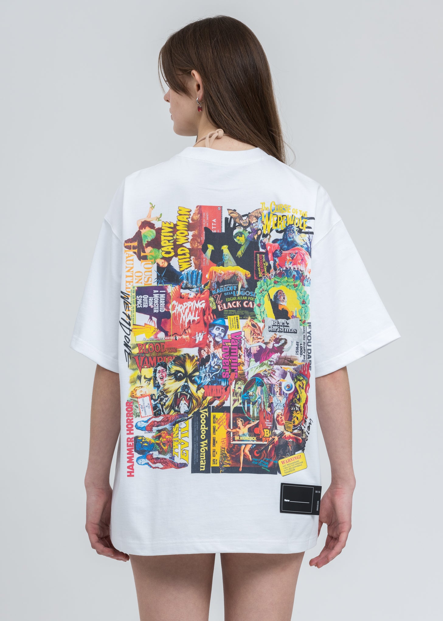 White Movie Collage T-Shirt – 017 Shop