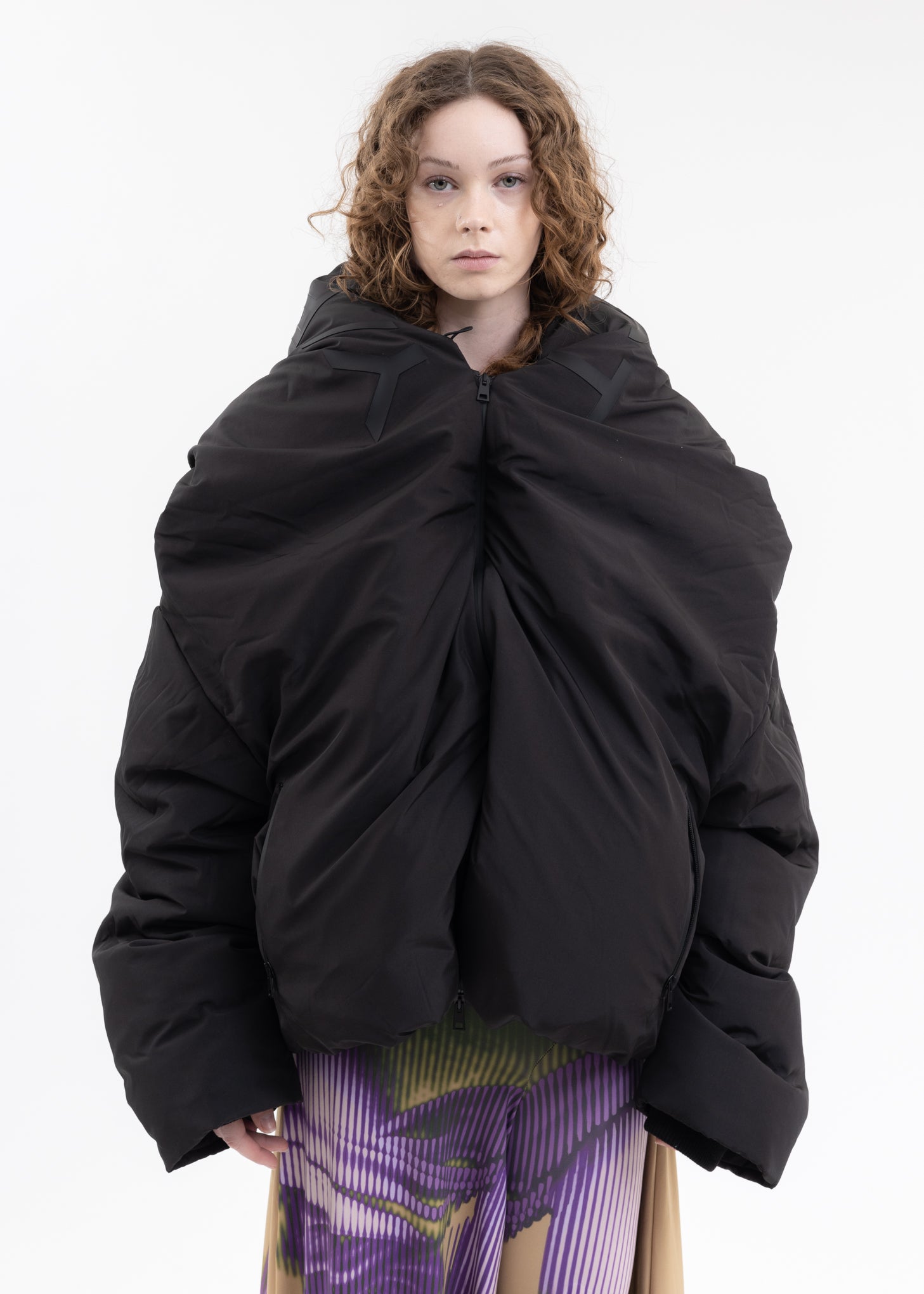 BLACK MONSTER PUFFER JACKET – 017 Shop