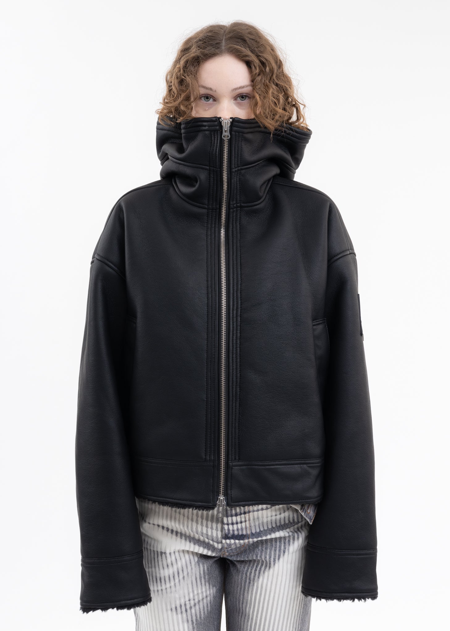 BLACK SPLIT WIRE JACKET – 017 Shop