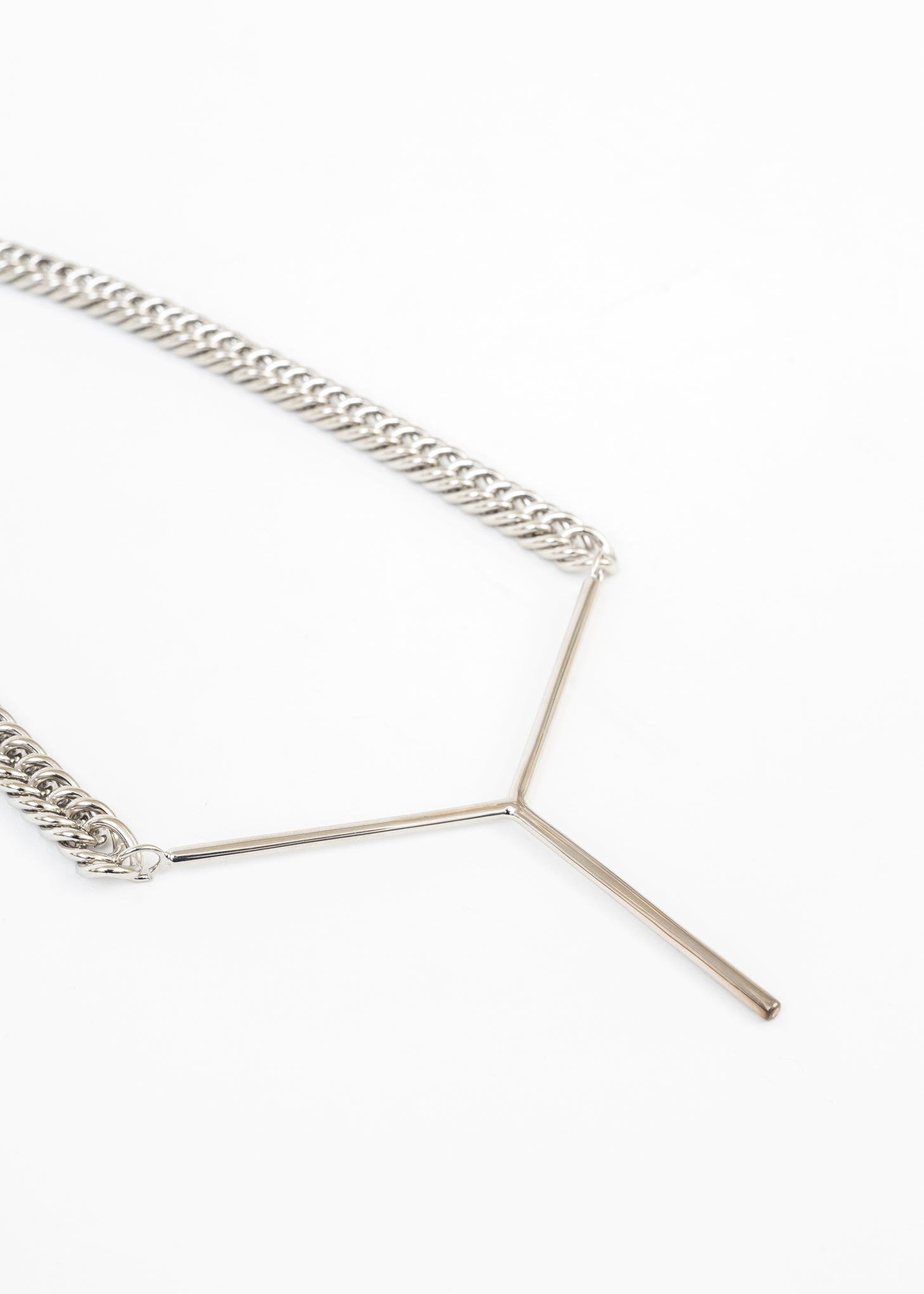 SILVER MAXI Y NECKLACE – 017 Shop