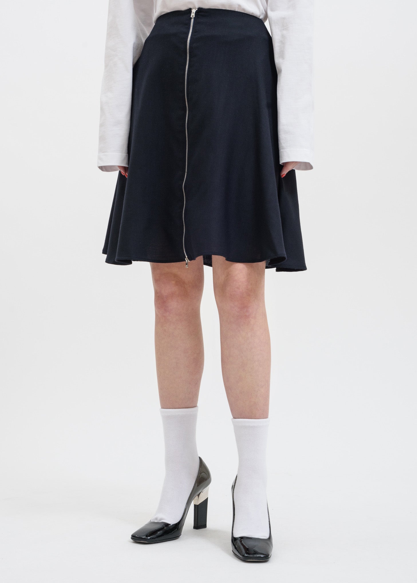 Navy Steps Skirt – 017 Shop