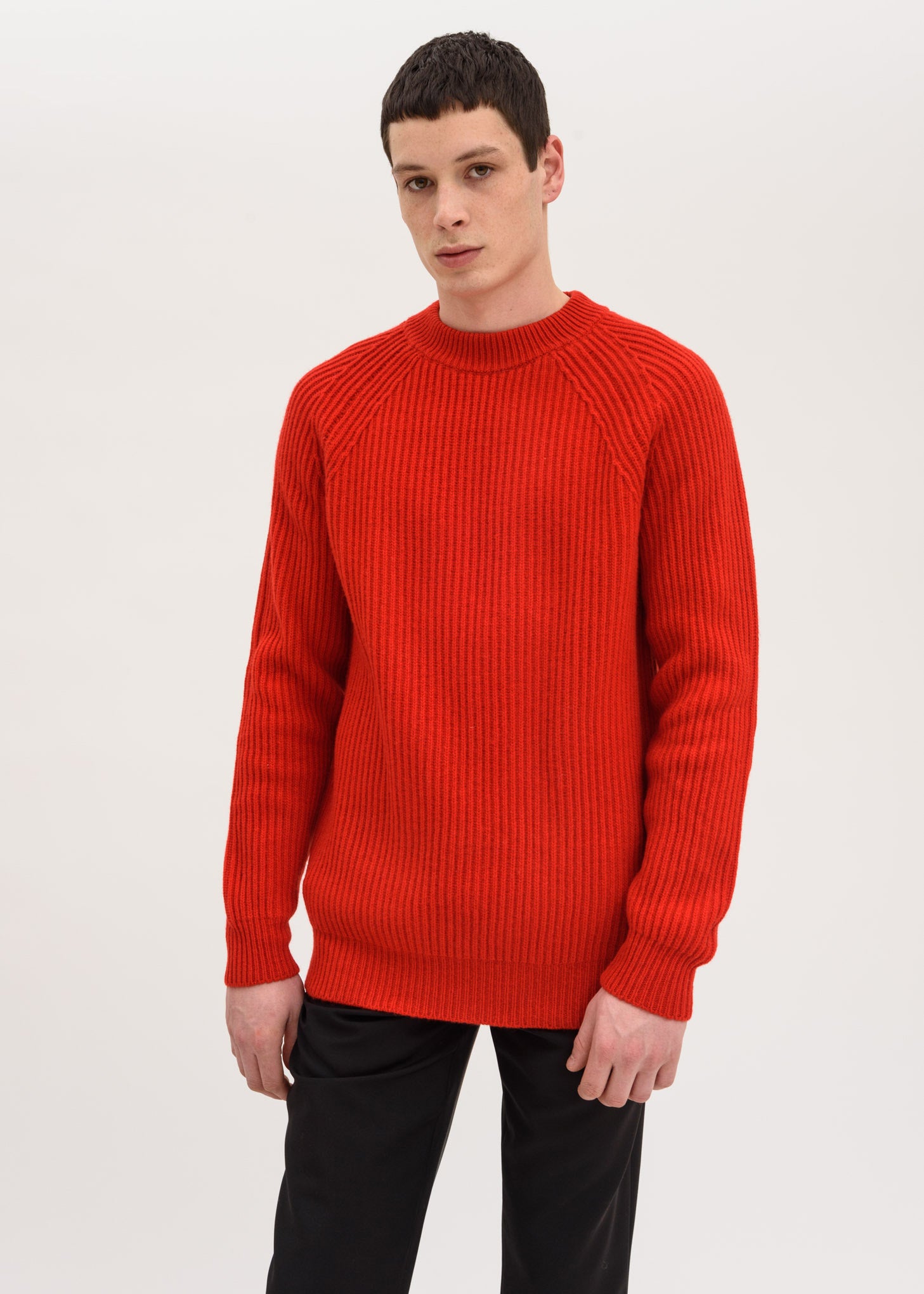 Red Wally Knit Sweater – 017 Shop