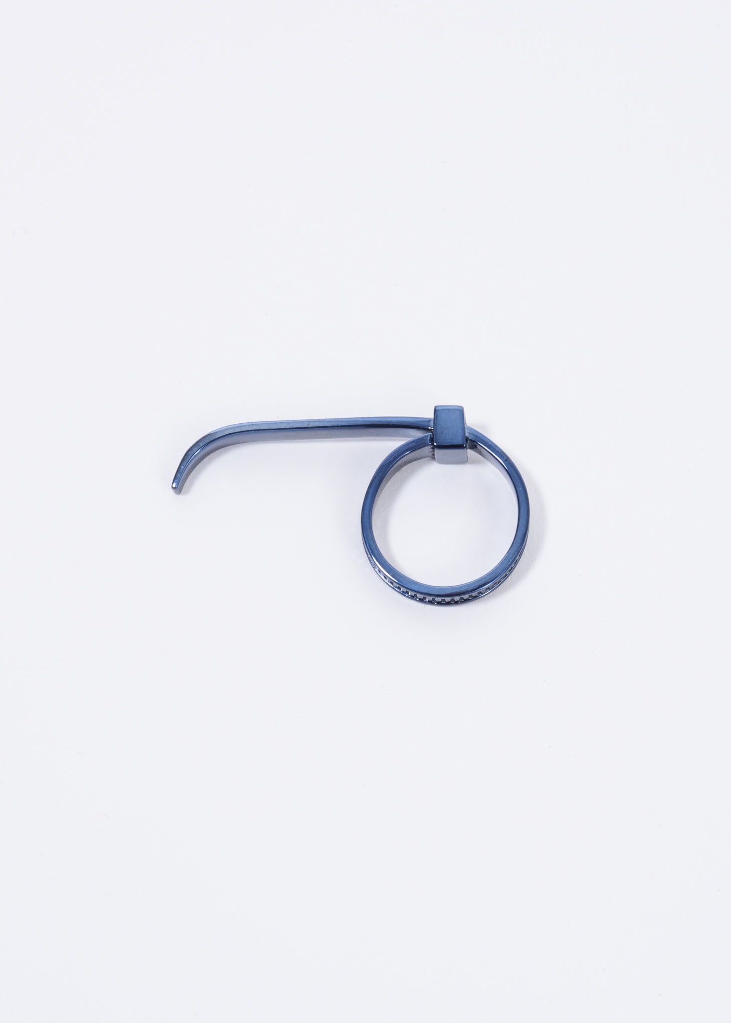 Blue Zip Tie Ring – 017 Shop