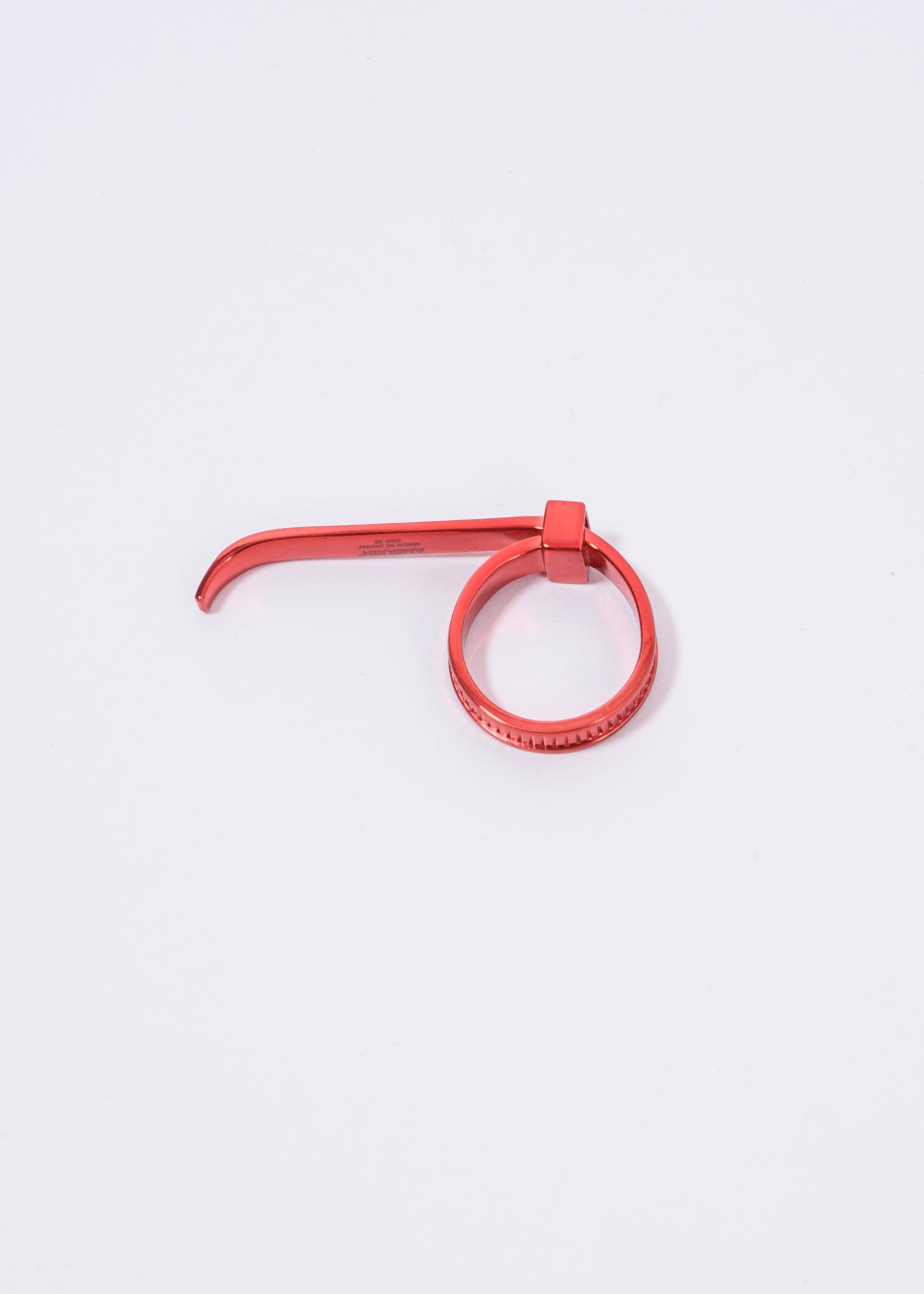 Red Zip Tie Ring – 017 Shop