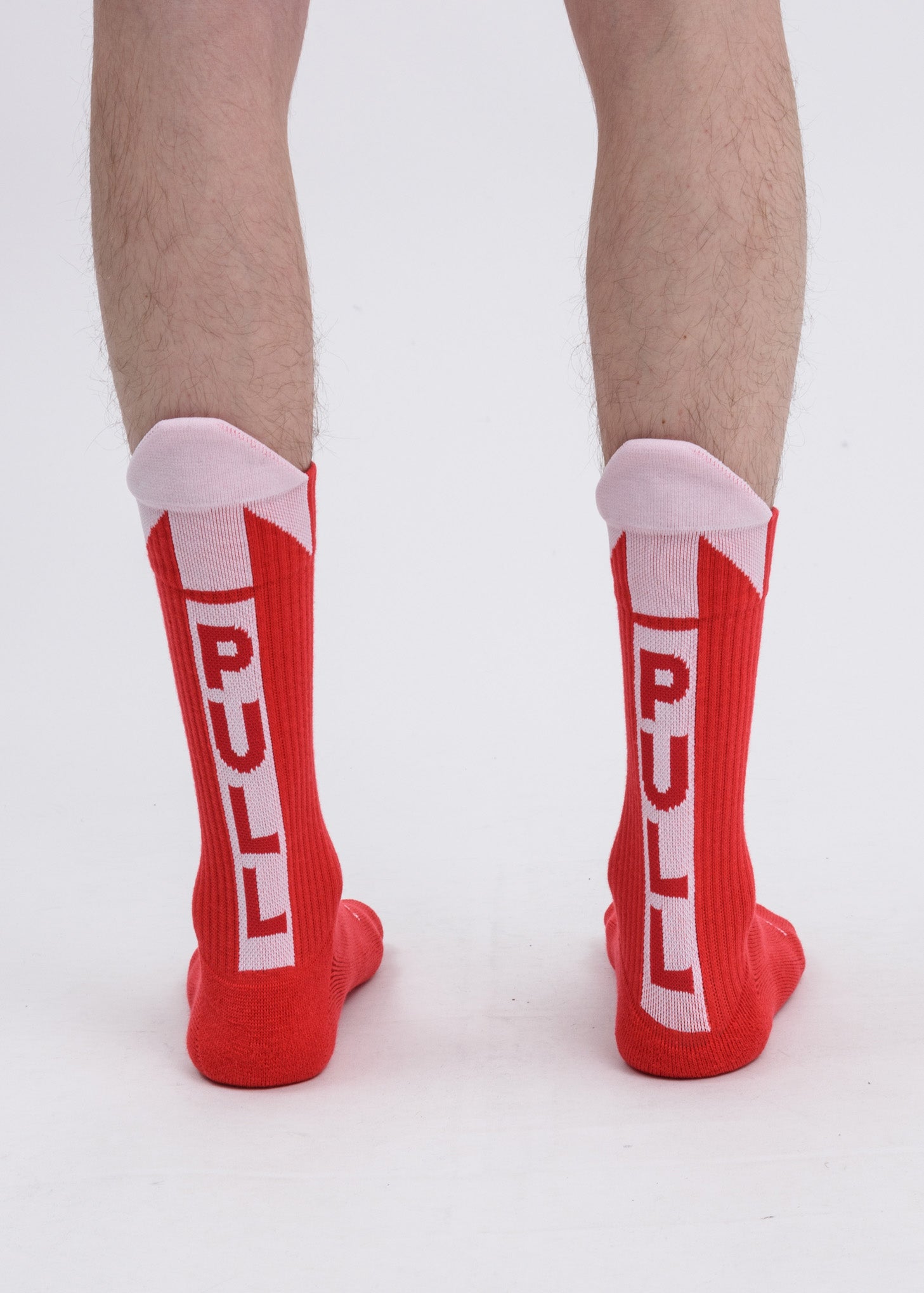 Red "Pull-Up" Socks – 017 Shop