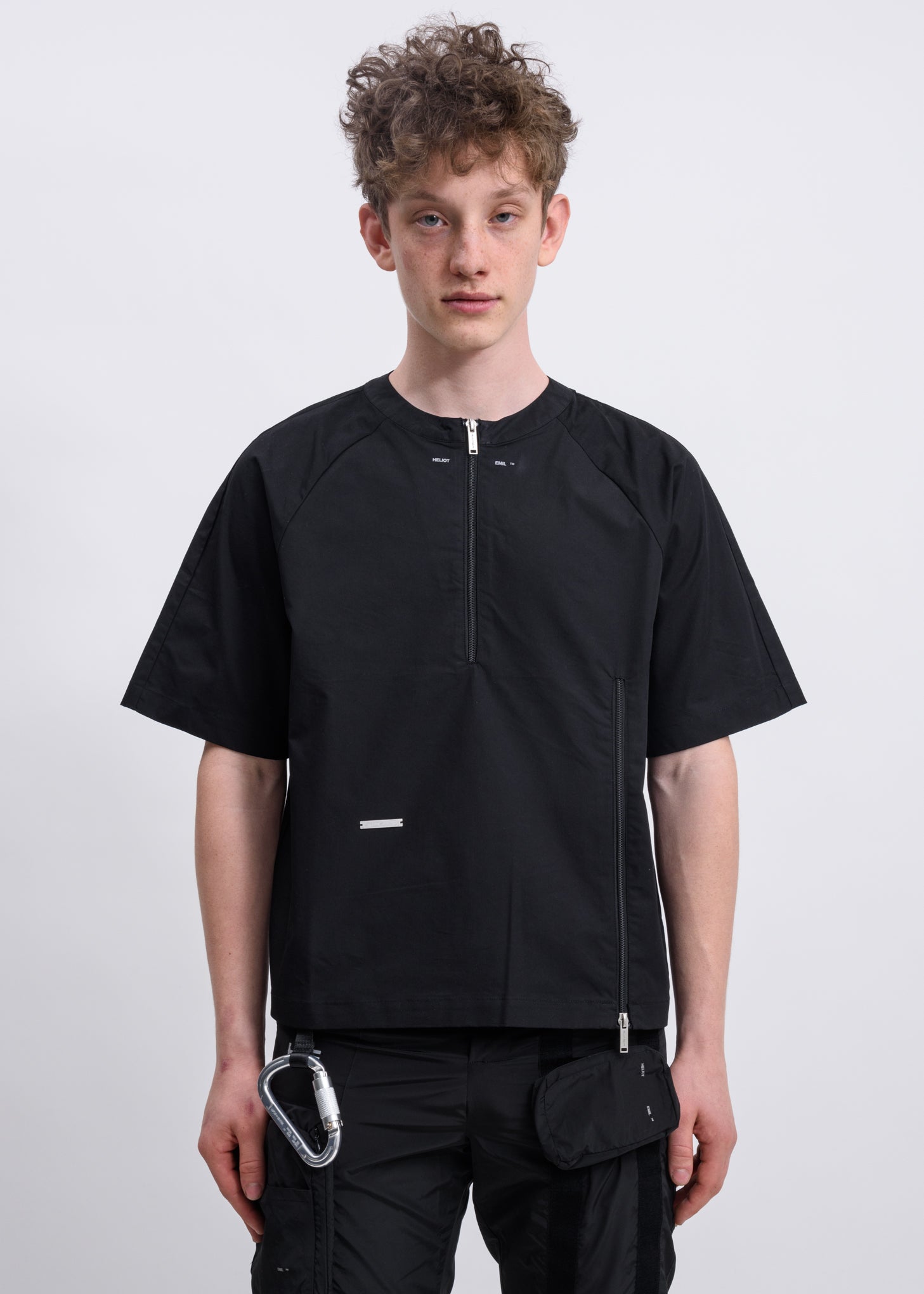Black Half Zip T-shirt – 017 Shop