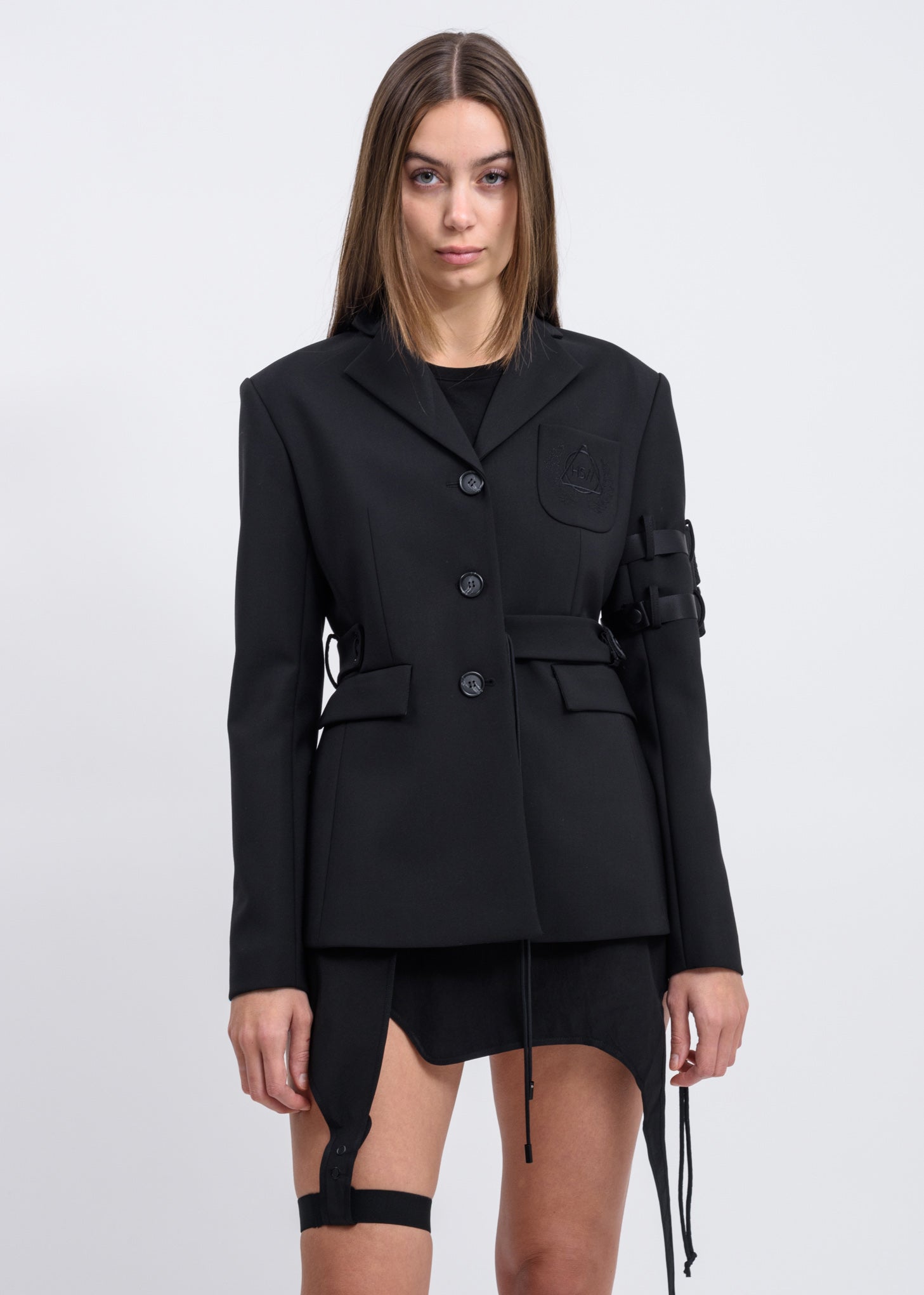 Black Belted Jacket – 017 Shop