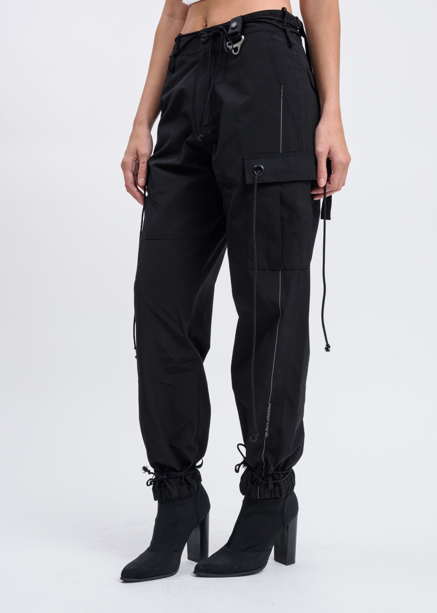 Black Prototype Cargo Pants – 017 Shop