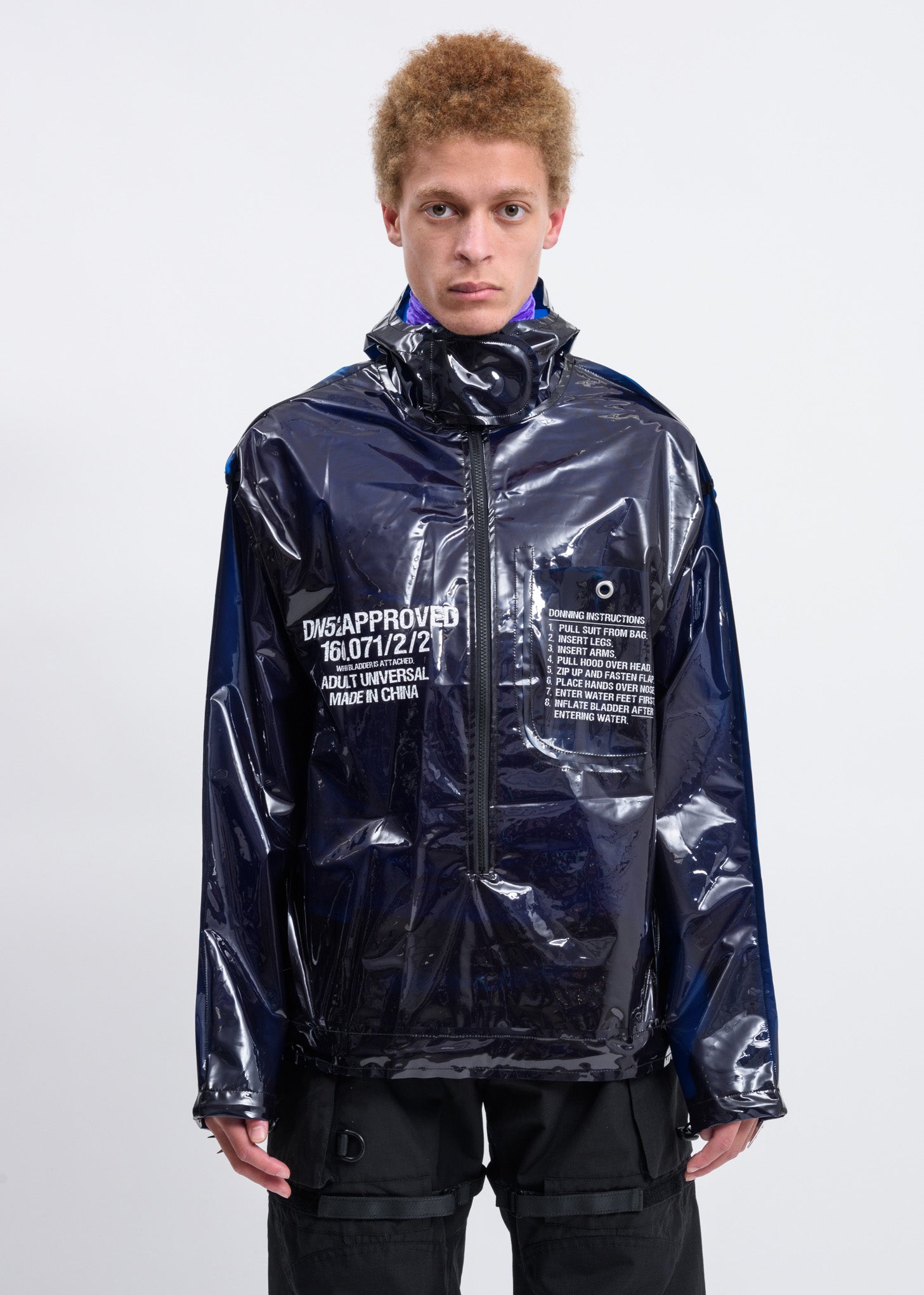 Dark Purple Translucent TPU Jacket – 017 Shop