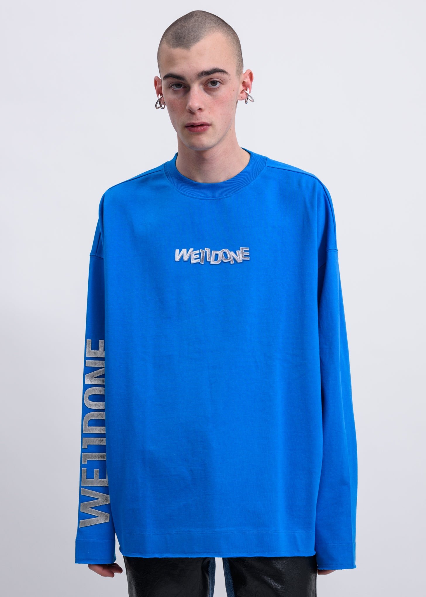 Blue Metal Logo Long Sleeves – 017 Shop