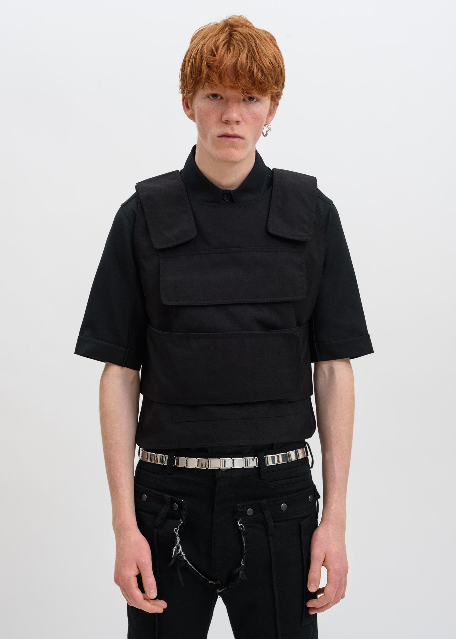 Black Tactical Vest – 017 Shop