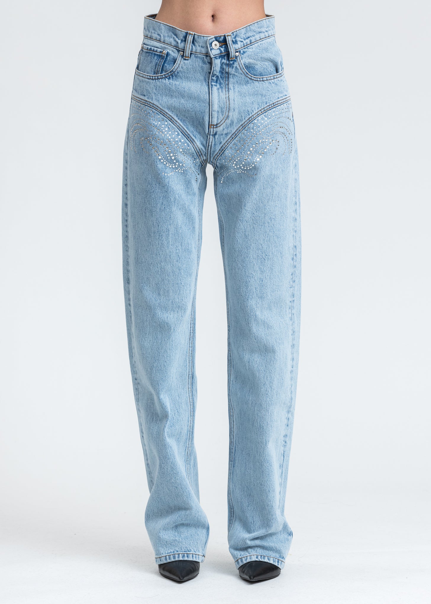 Blue Crystal Jeans – 017 Shop