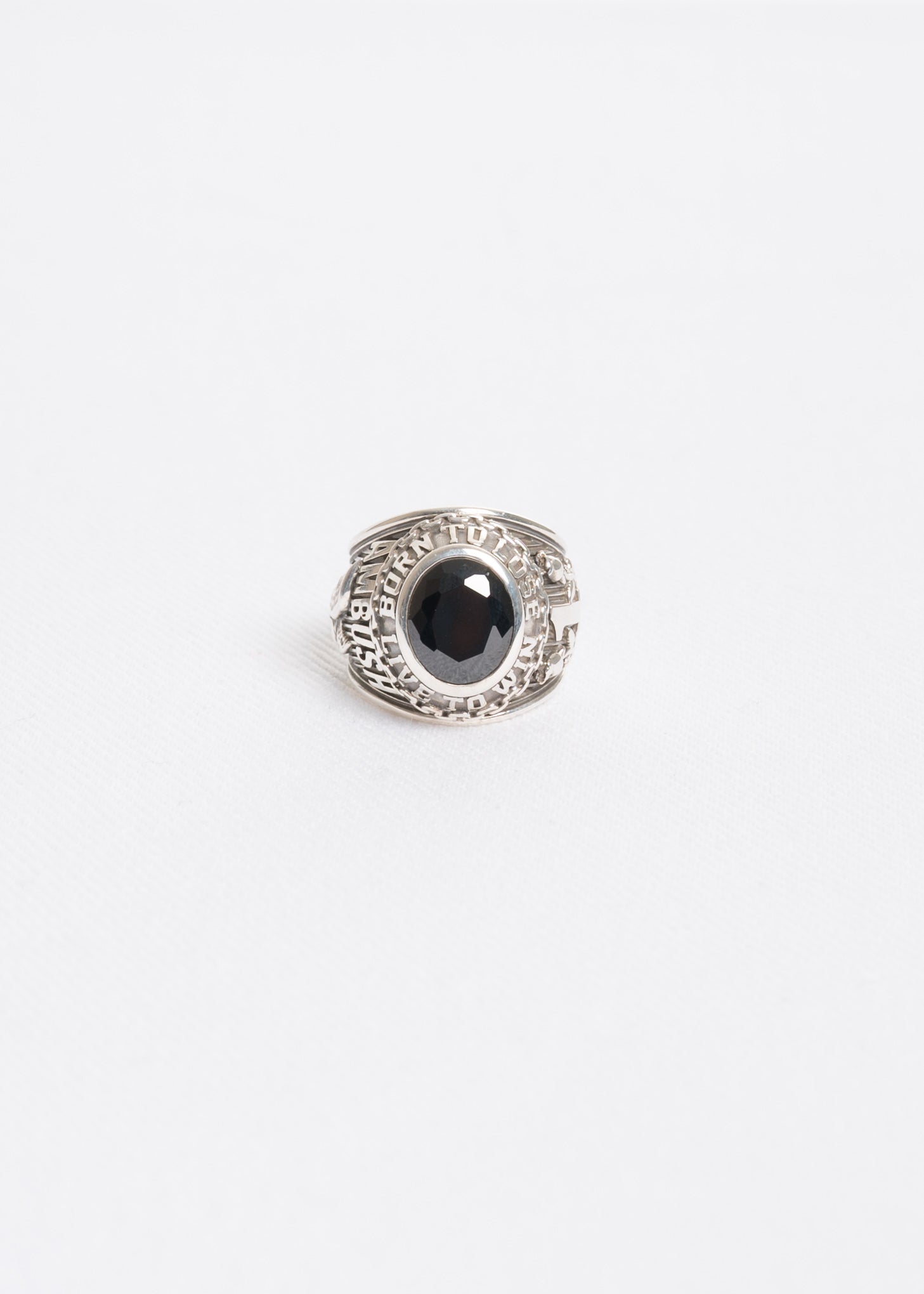 Black and Silver Class Ring – 017 Shop