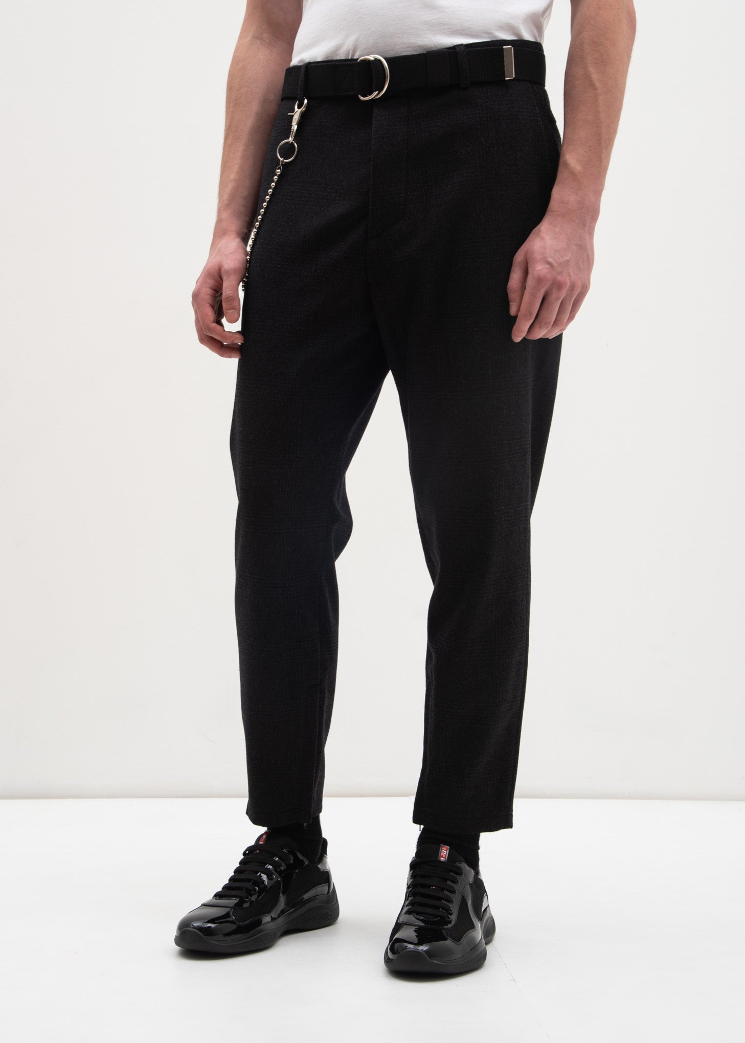 Plaid Trouser w/ Chain – 017 Shop