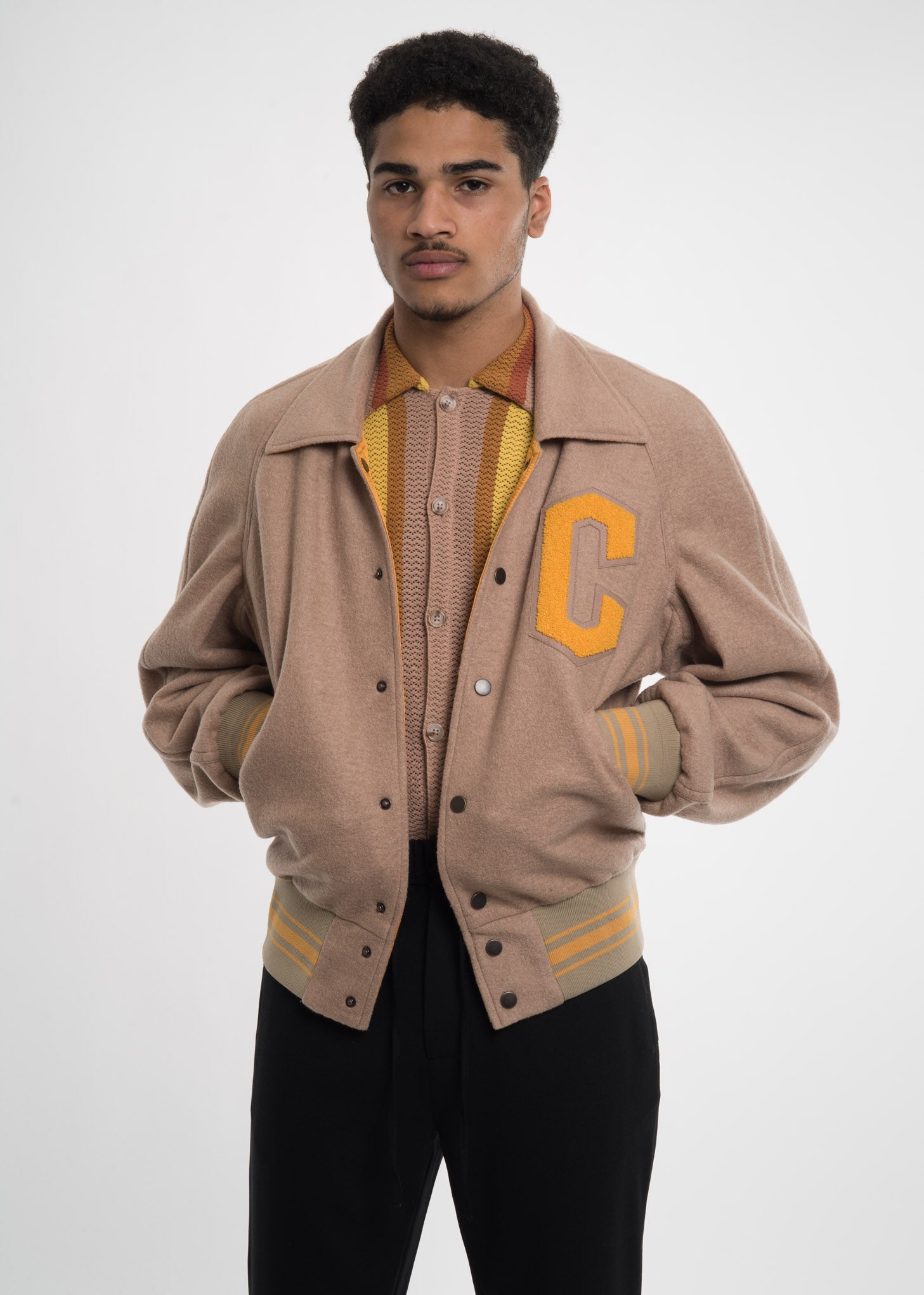 Yellow Dixon Reversible Baseball Jacket – 017 Shop