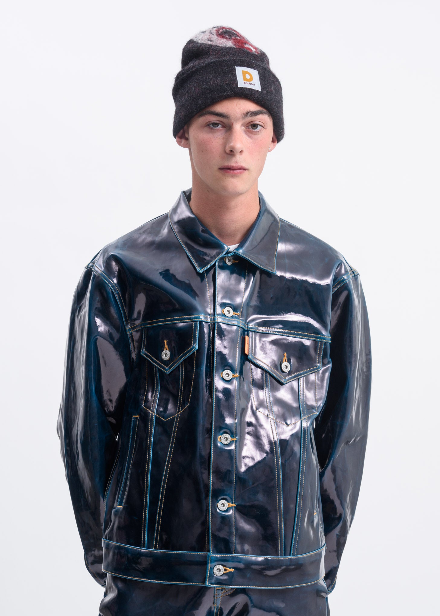 Blue Coating Denim Jacket – 017 Shop