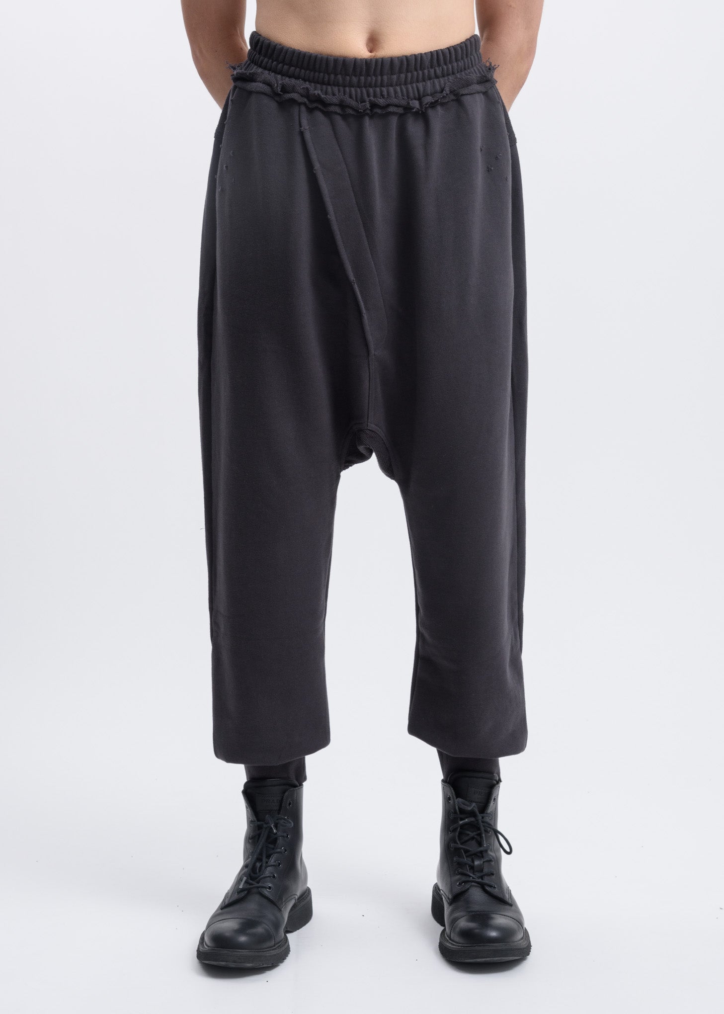 Grey Distressed Sweatpants – 017 Shop