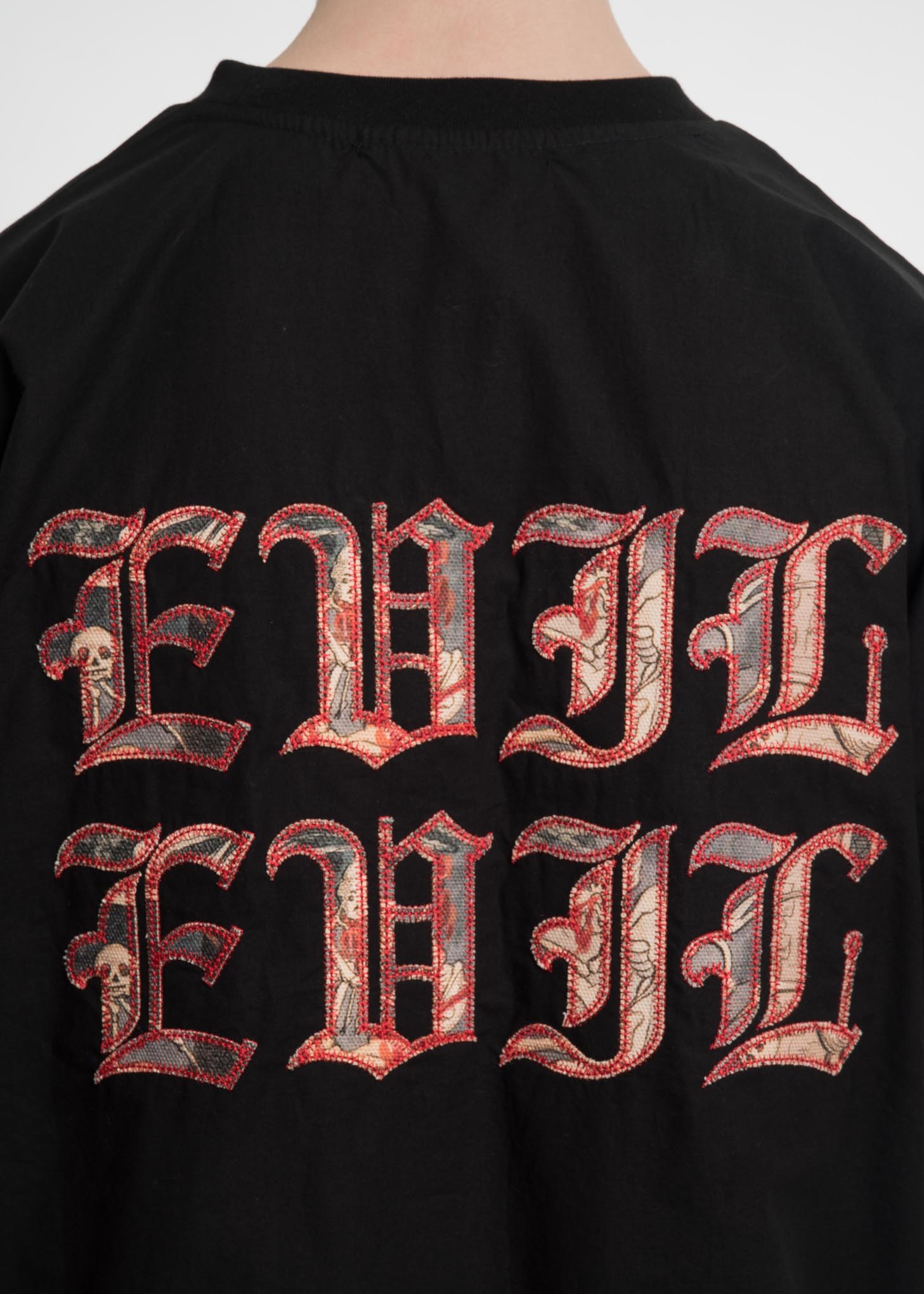 Black Oversized "Evil" T-Shirt – 017 Shop