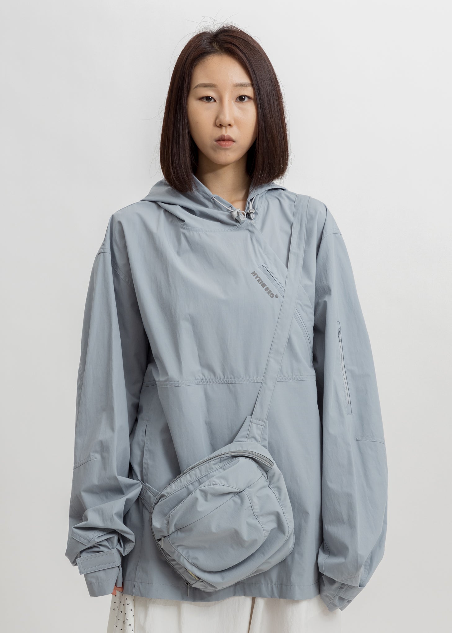 Light Blue Packable Anorak – 017 Shop