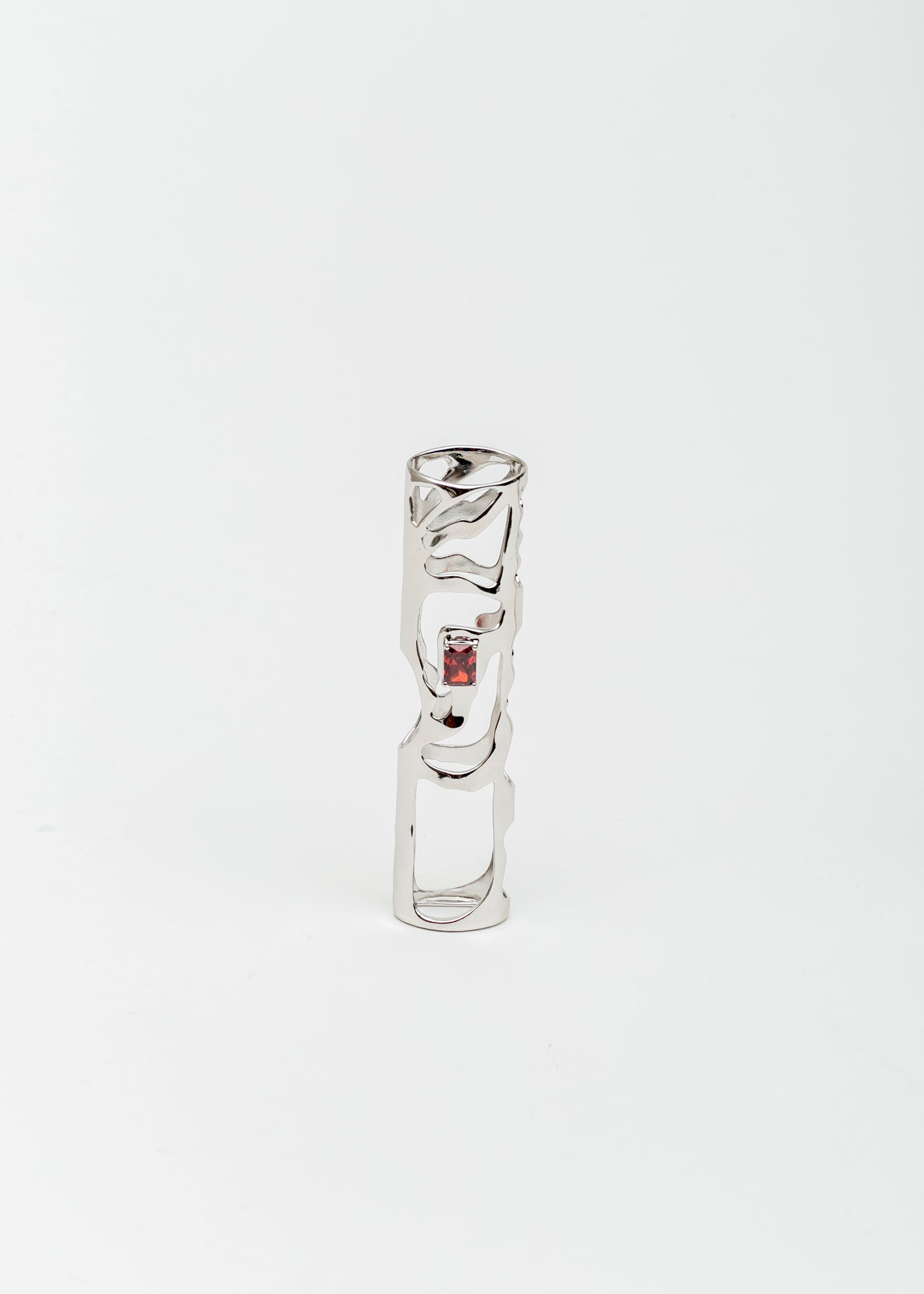 Silver And Red Zircon RELX Cover – 017 Shop