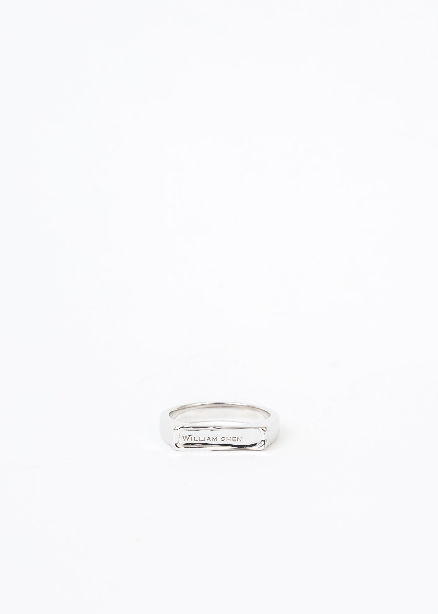 Silver Logo Ring – 017 Shop