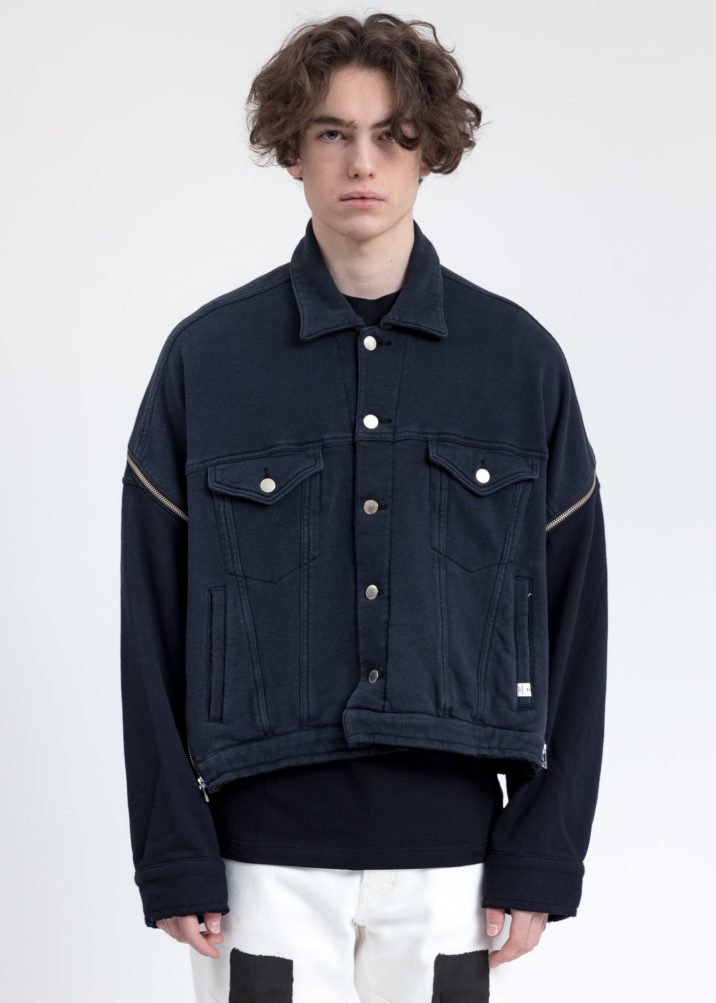 Black Zipper Jacket – 017 Shop