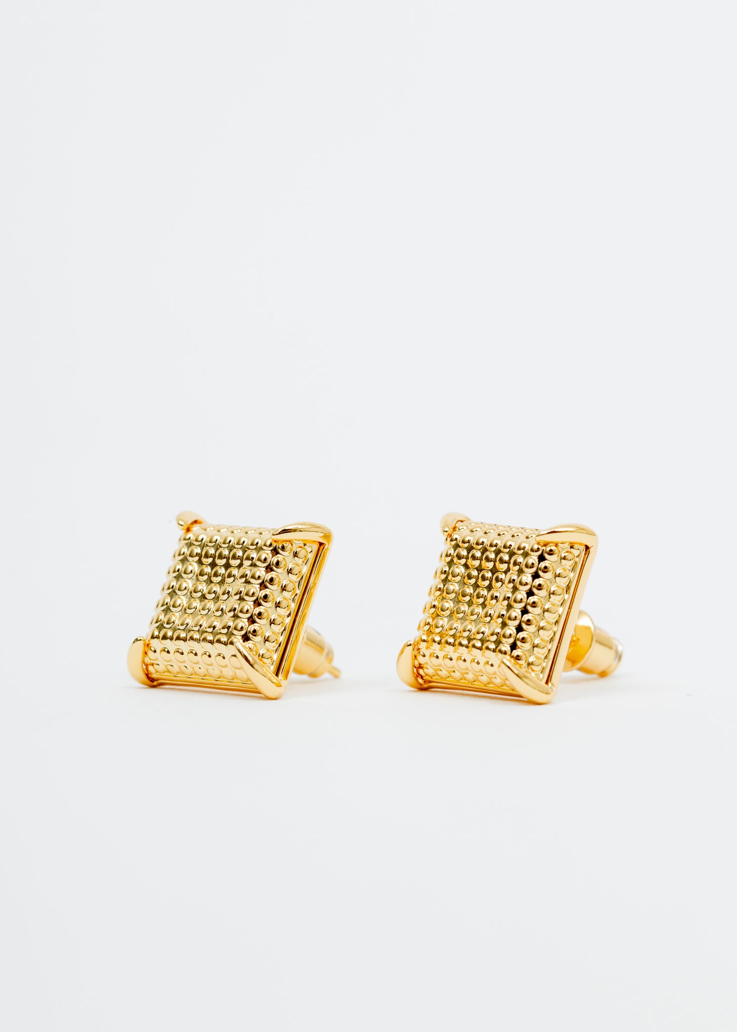 Gold Square Earring – 017 Shop