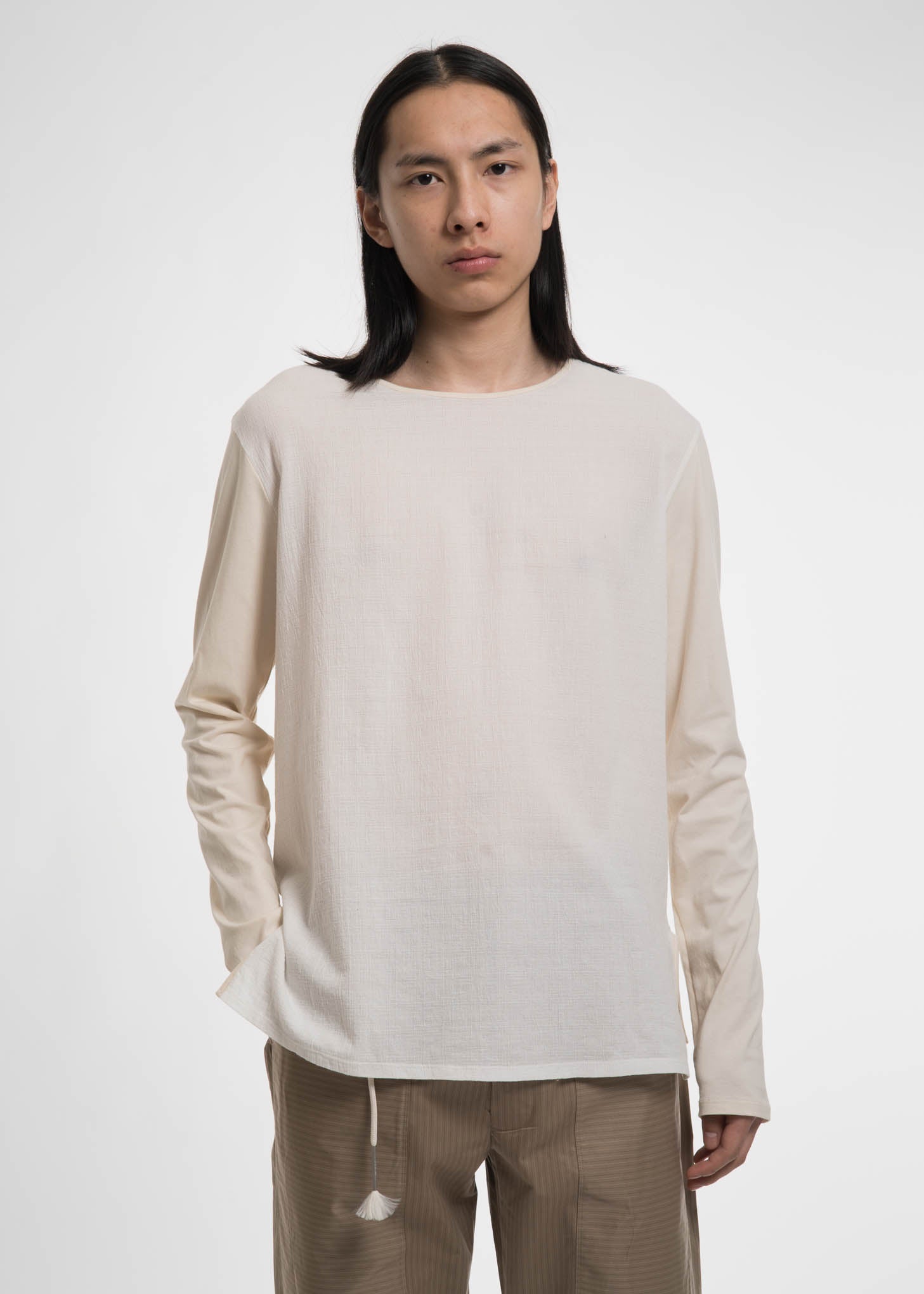 Bone Long Sleeve Combo T-Shirt – 017 Shop