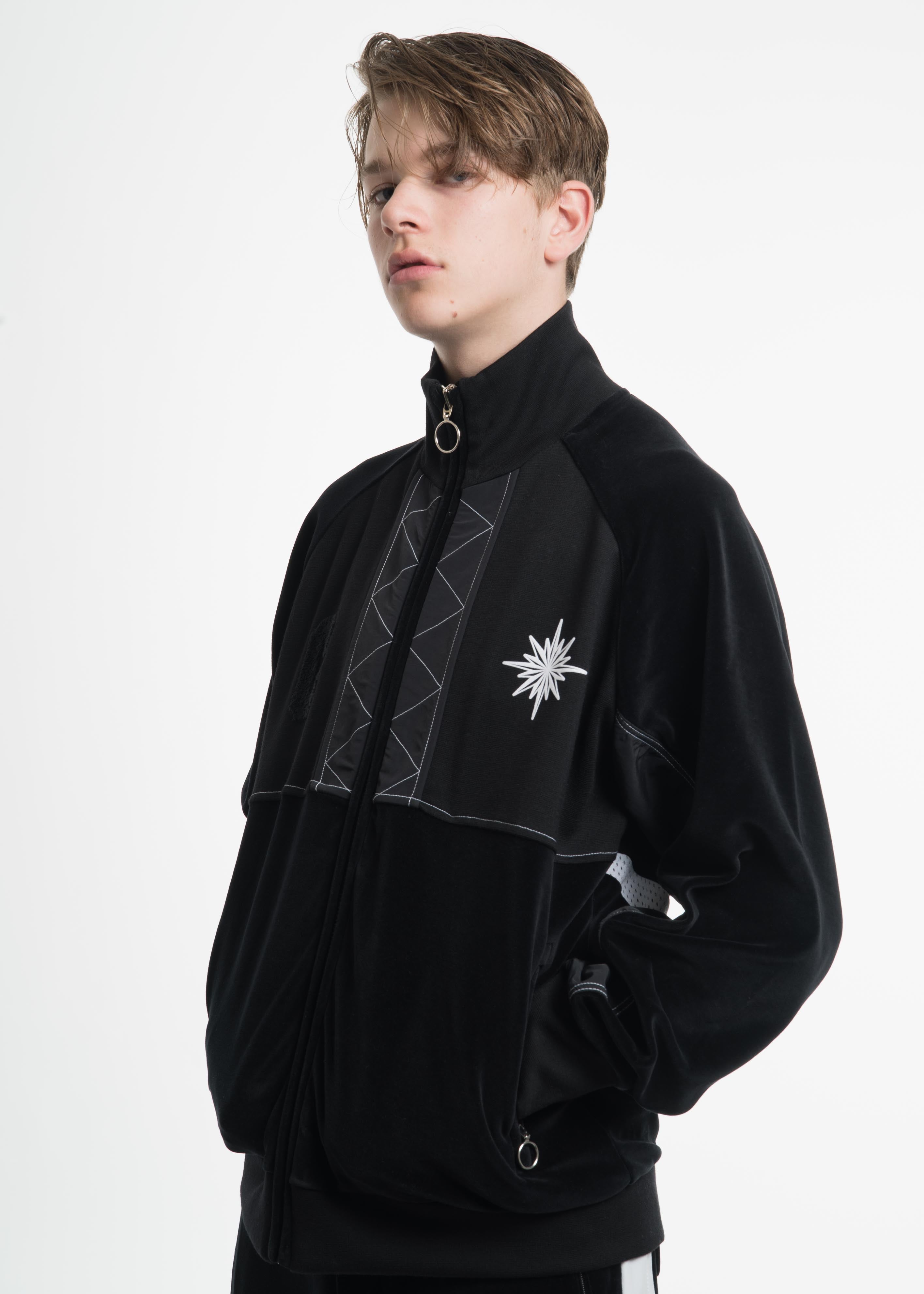 Black XTC Track Jacket – 017 Shop